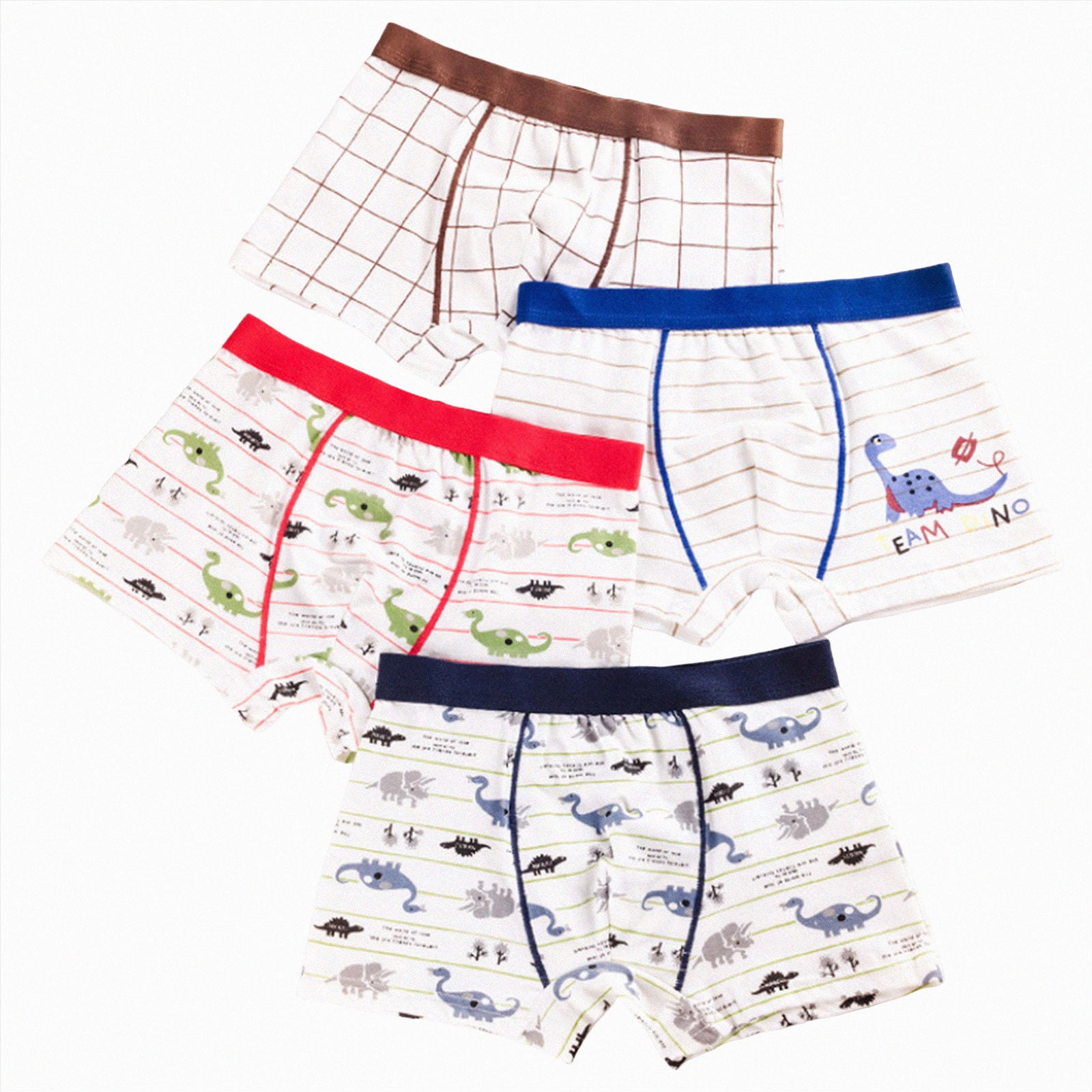 CAUYDY Toddler Boxer Stretch Briefs Cotton Boys Underwear Kids ...