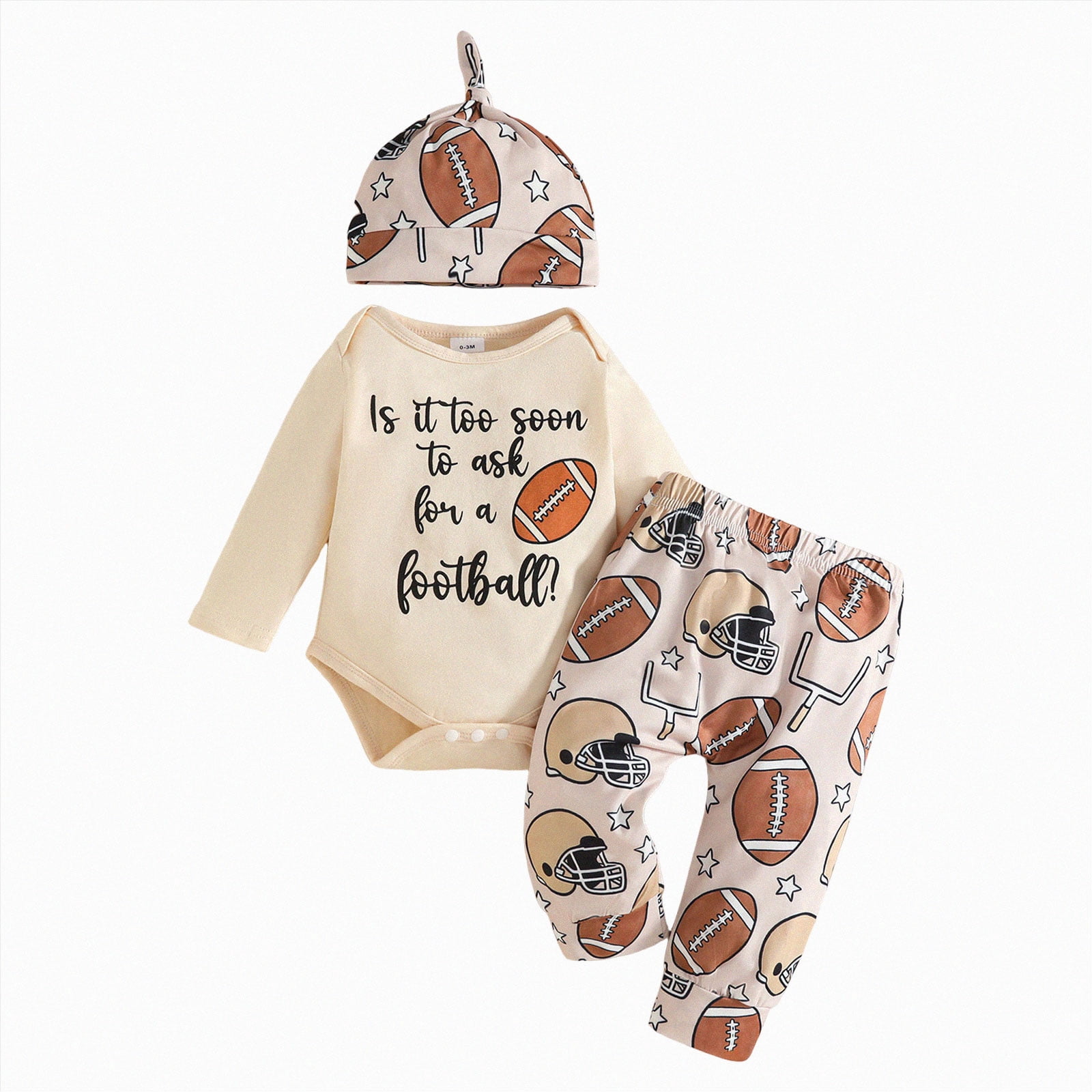 CAUYDY Toddler Boy Clothing Set Newborn Boys Long Sleeved Bodysuit Baby ...