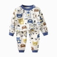 CAUYDY Toddler Boy Girls' Pajamas, Cartoon Print 2-Piece Long Sleeve ...