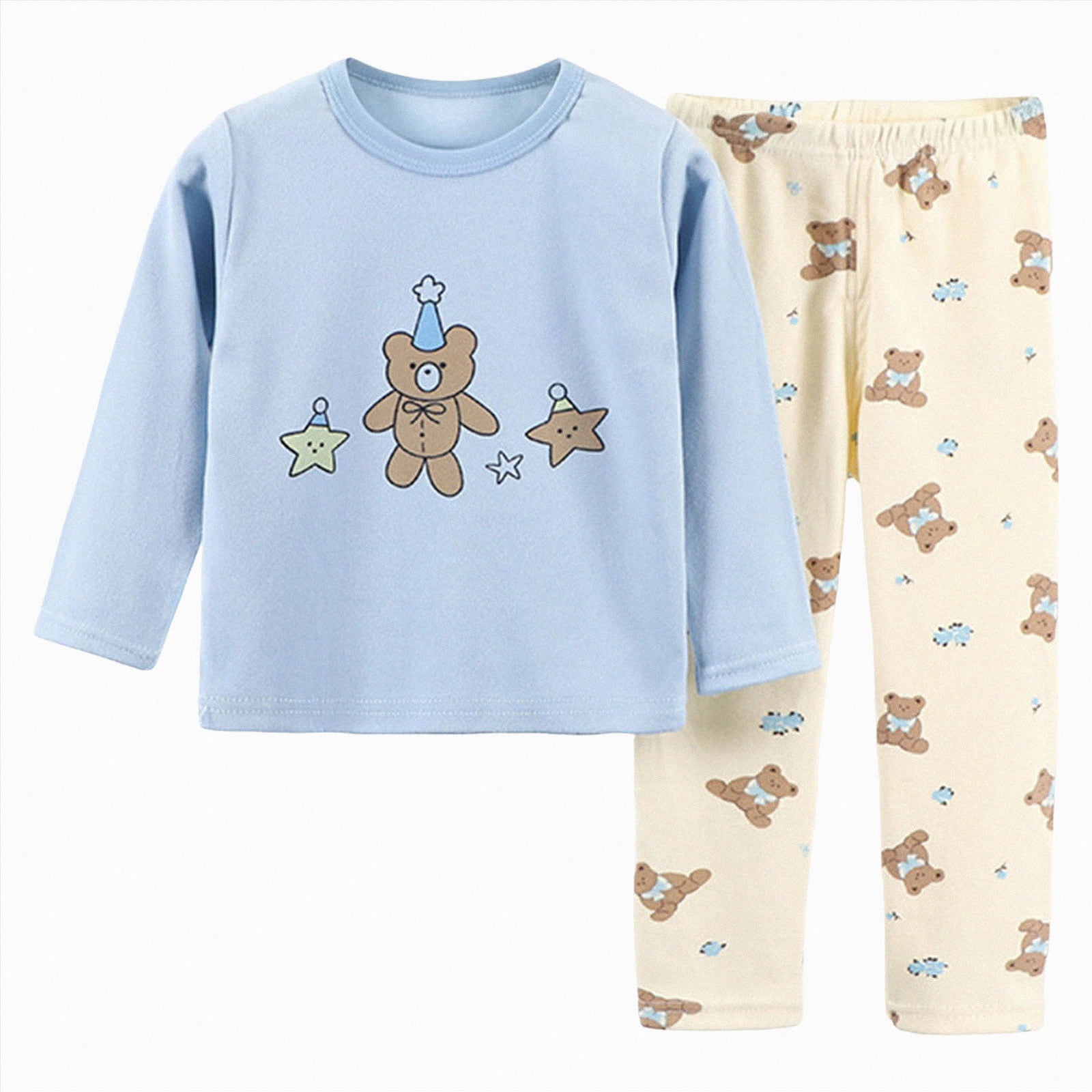 CAUYDY Toddler Boys Camo Clothes Loungewear 2 Piece Bear Printed ...