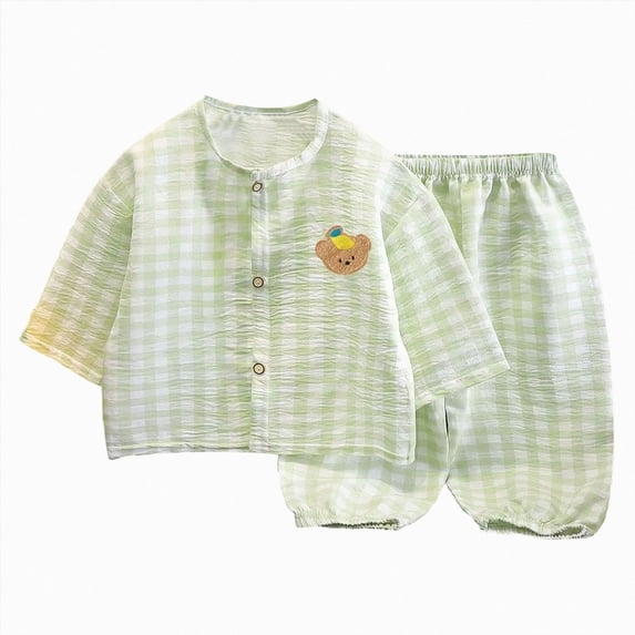 CAUYDY Toddler Boys Outfits Baby Girls Sleepers Long Sleeve Shirt and ...