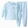 CAUYDY Toddler Boys Pjs Infant Girls Pajamas Long Sleeve Tee Shirt and ...