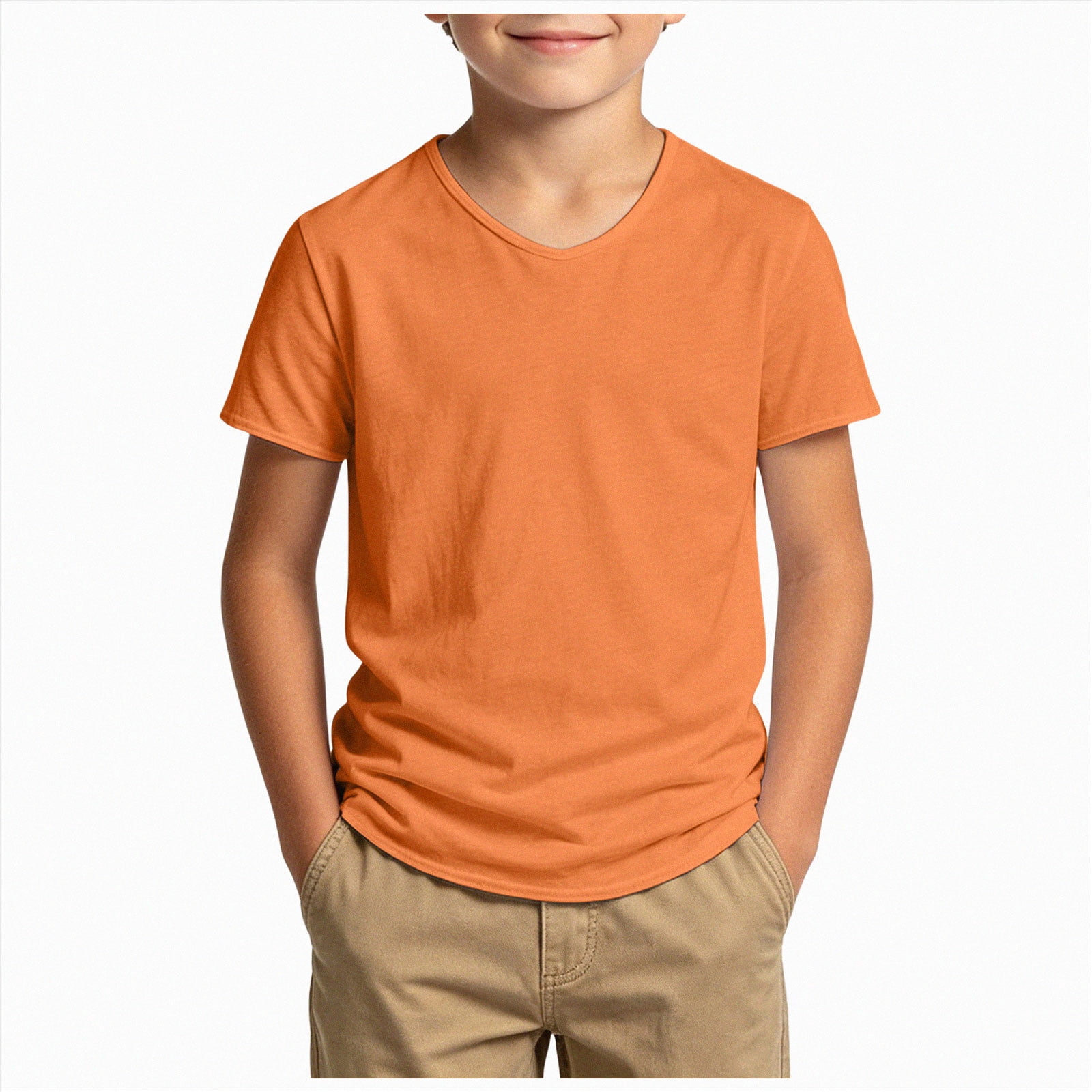 CAUYDY Toddler Boys Short Sleeve T-Shirts Basic Cotton Tee Tops Toddler ...