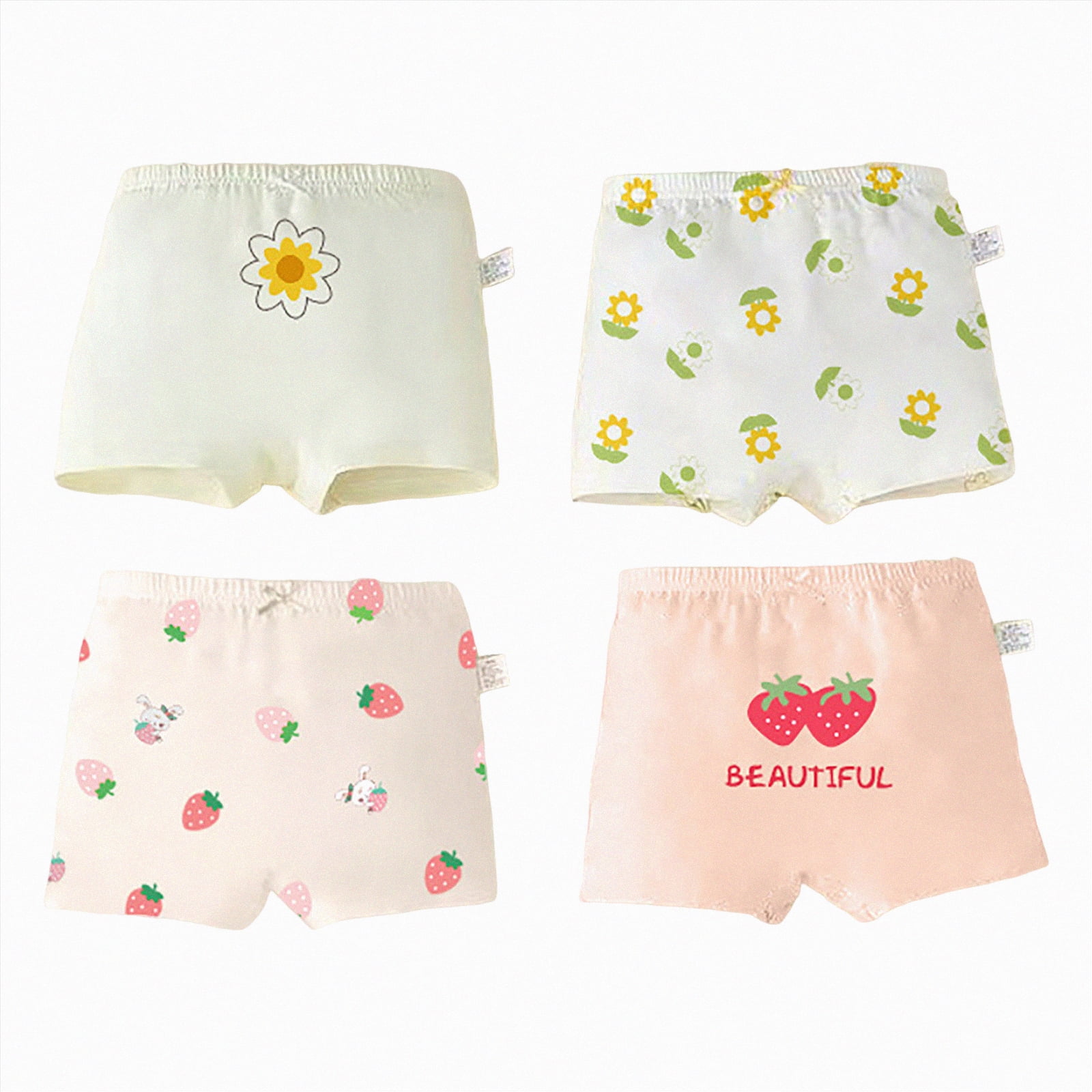 CAUYDY Toddler Girl Cotton Briefs Underpants Baby Panties Kids ...