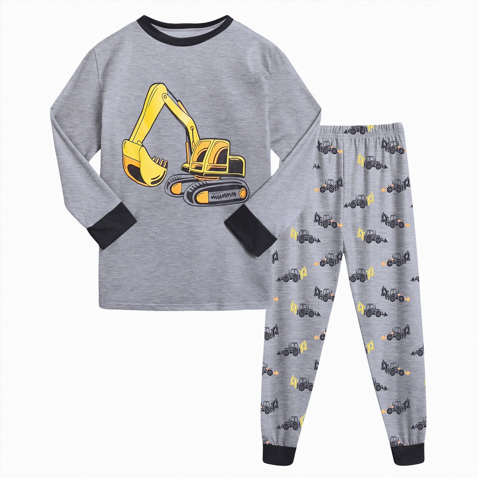 CAUYDY Toddler Pajamas Boys Girls Baby Pjs Sets Kids 2pcs Snug fit Long ...