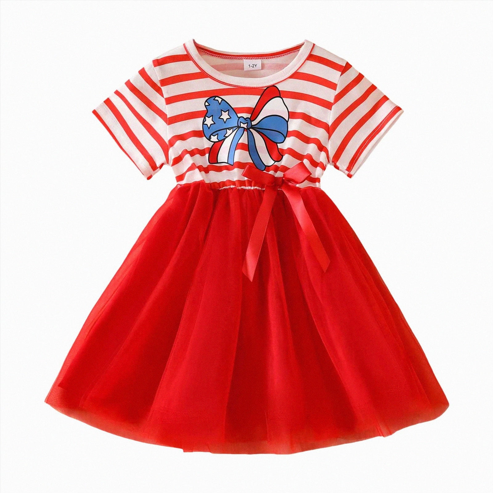 CAUYDY Toddler Patriotic Clothes Baby Girls 4th of July Dress 1T 2T 3T ...
