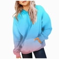 CAUYDY Unisex Kids Tie Dye Sweatshirt Boys Girls Hooded Kangaroo Pocket ...