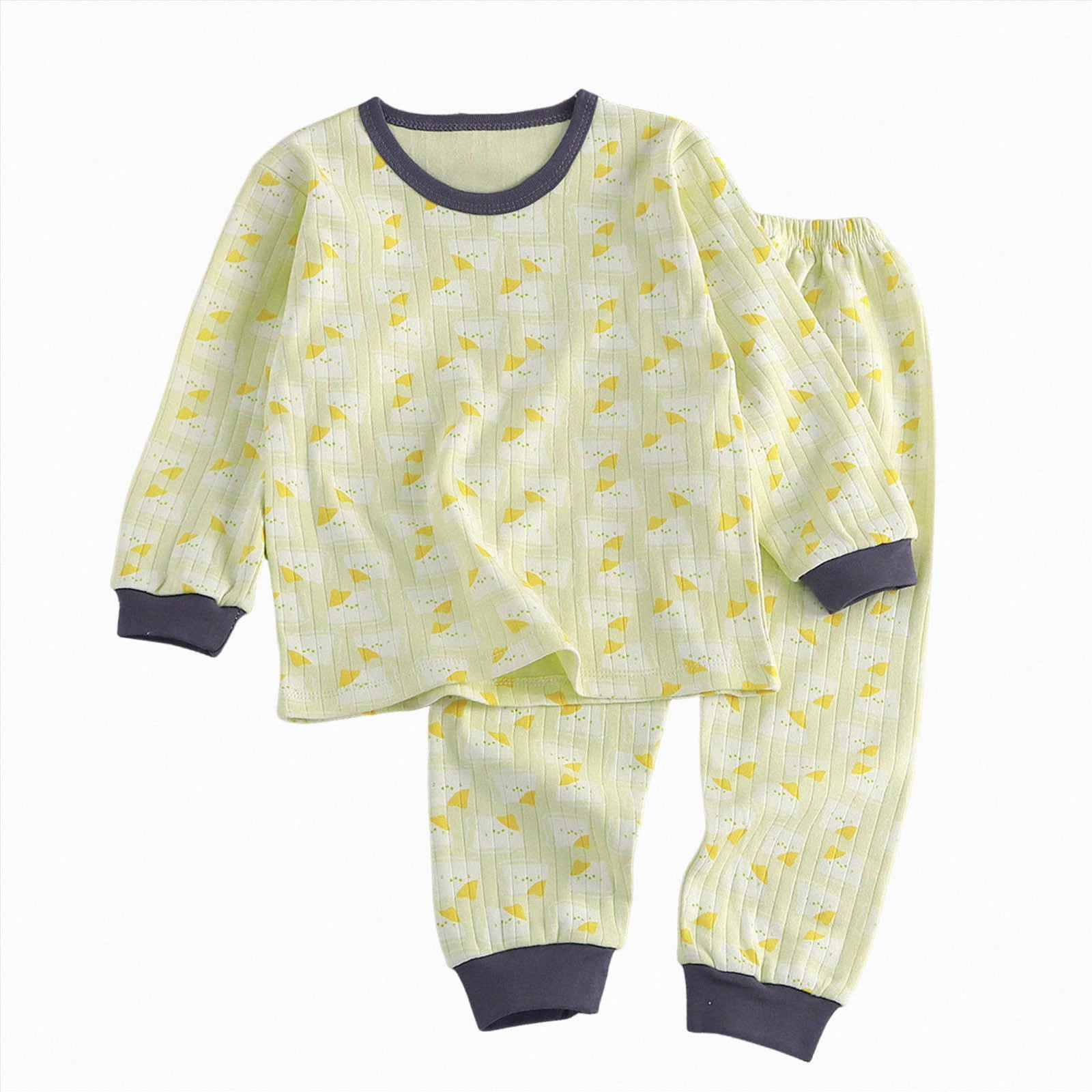 CAUYDYBaby Cotton Pajamas for Boys Girls Long Sleeve Pajamas Set Snug ...