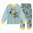 CAUYDYBoys Pajamas 2 Piece Soft Spaceman Print Long Sleeve Pj Set Loose ...