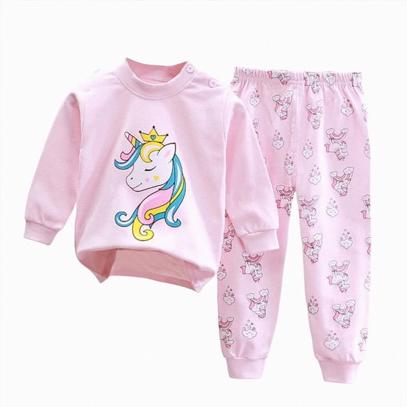 CAUYDYInfant Boy Girl Cotton Sleepwear Pjs Short Sleeve Pajamas Set ...