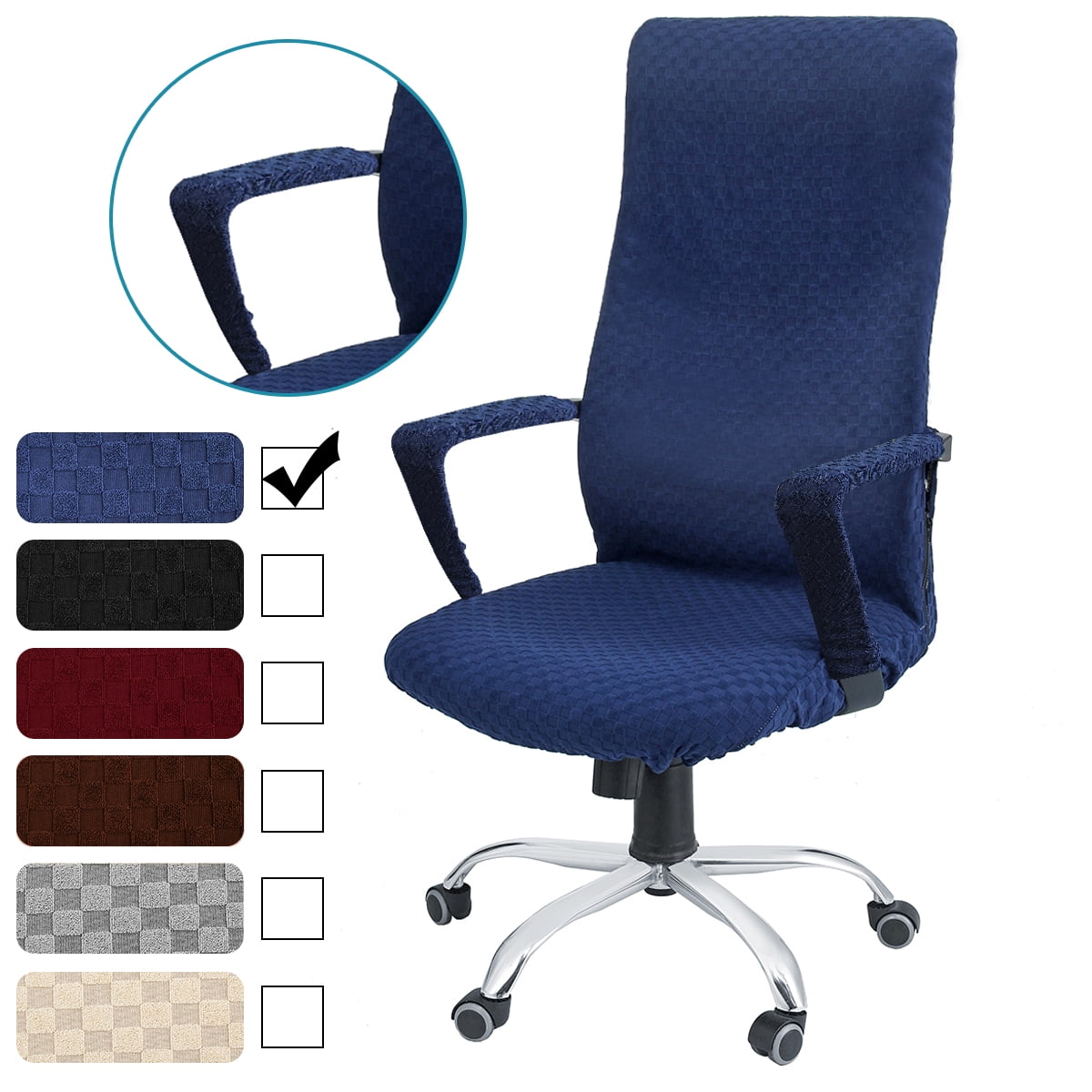 CAVEEN Office Chair Cover Computer Chair Universal Chair Cover Modern ...