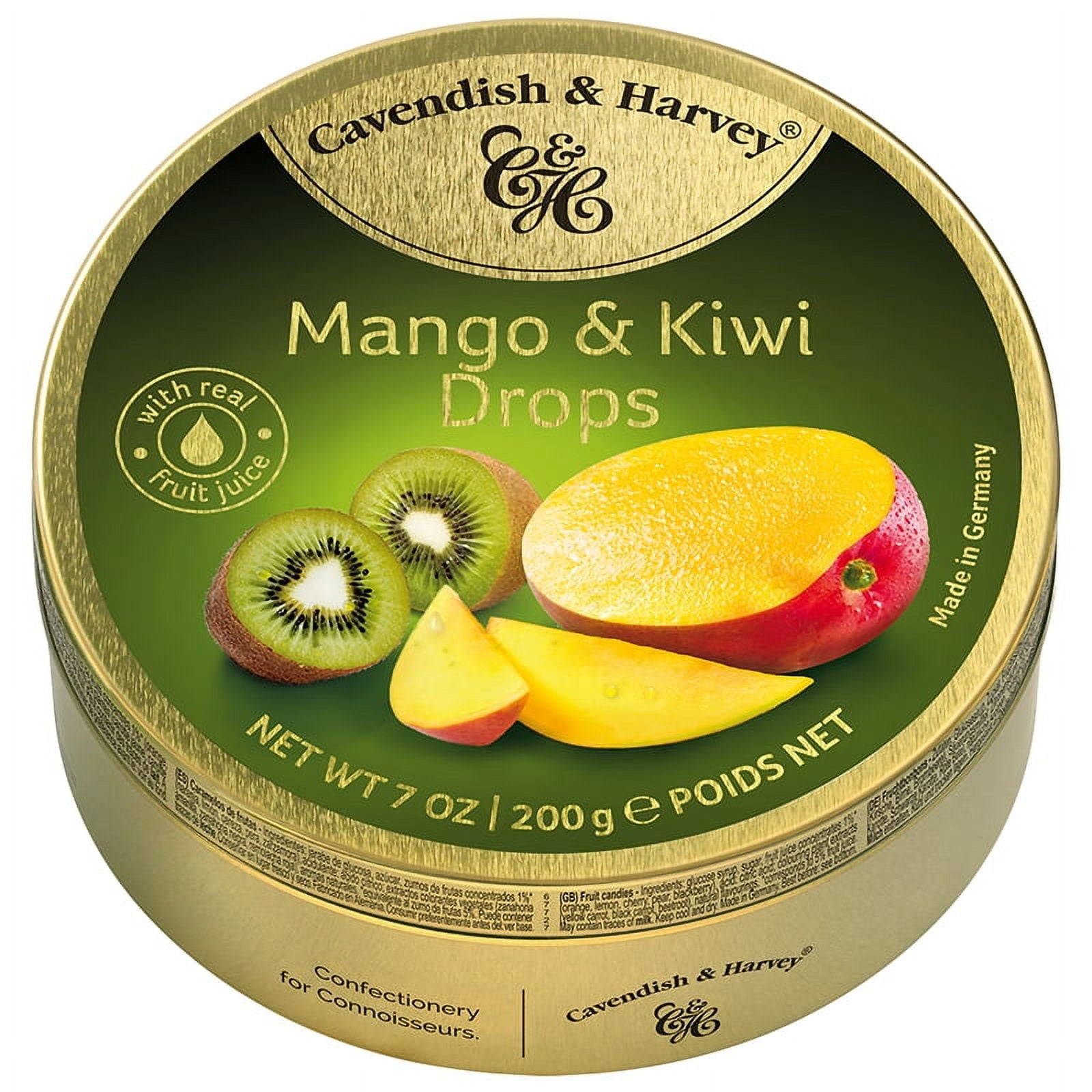 CAVENDISH & HARVEY Mango & Kiwi Hard Candy Drops 7 oz/ 200g - Walmart.com