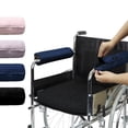CAVENDY Memory Foam Wheelchair Armrest Pads, 2-Piece Set, Velvet Cover ...