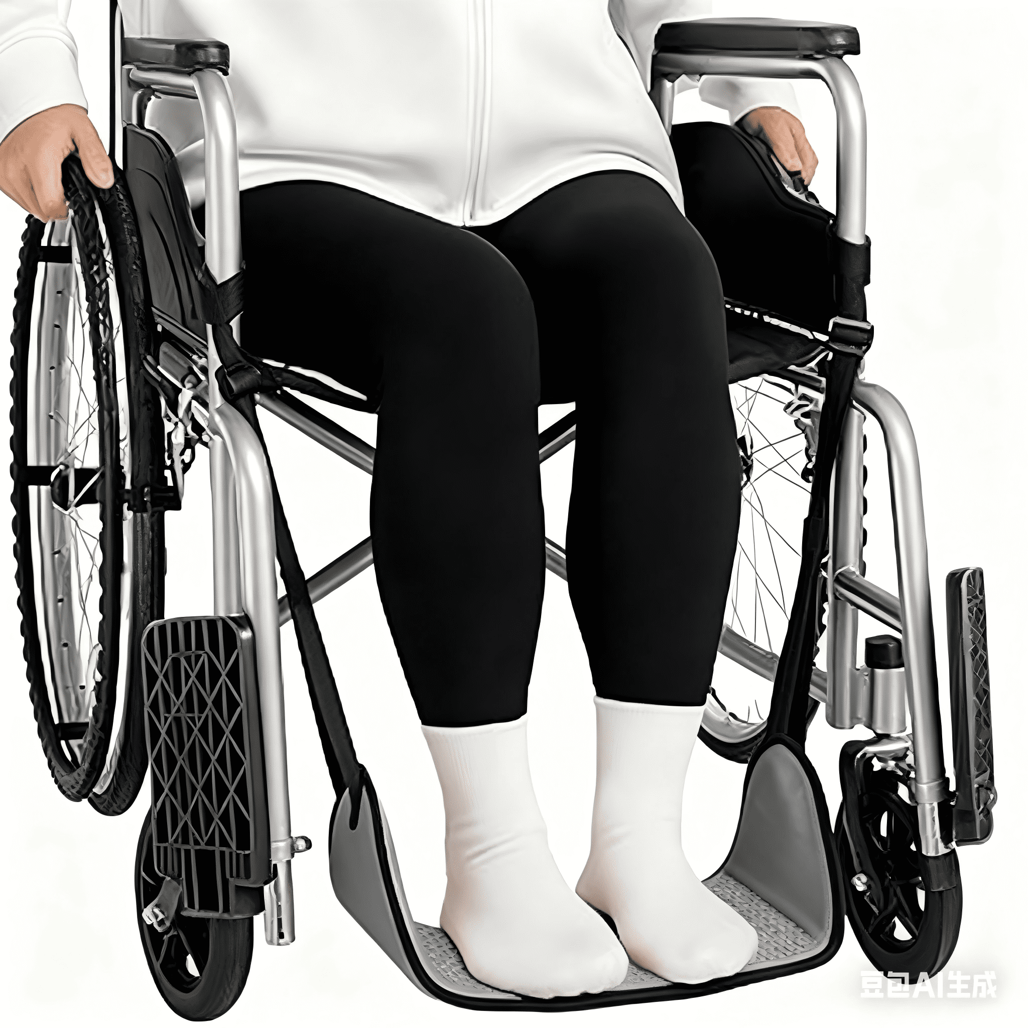 CAVENDYW heelchair Foot Rest Hammock, Adjustable Leg Support Foot Sling ...