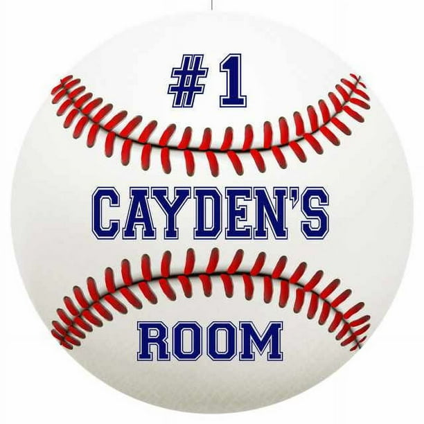 CAYDEN'S Bedroom 12" Round Metal Sign Boys Room Wall Décor Gift ...