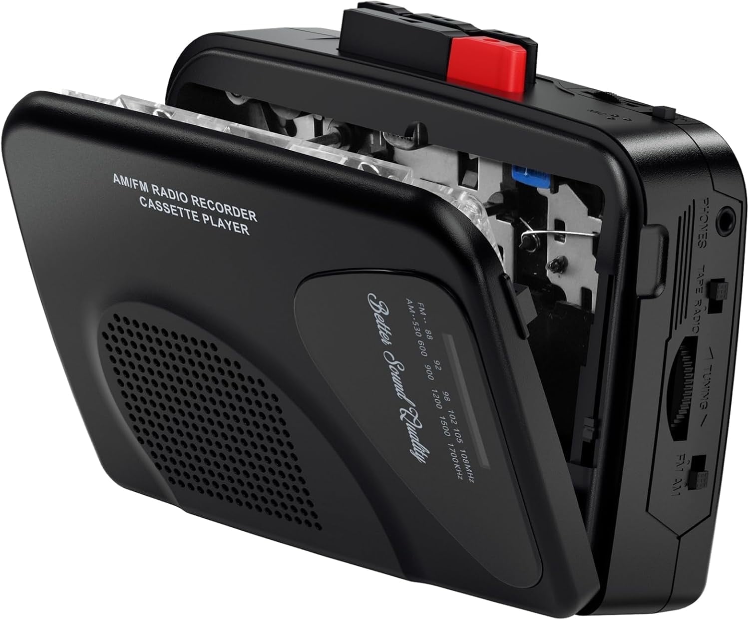 CAYMULLER Cassette Player Tape Recorders AM/FM Radio, Portable Tape ...