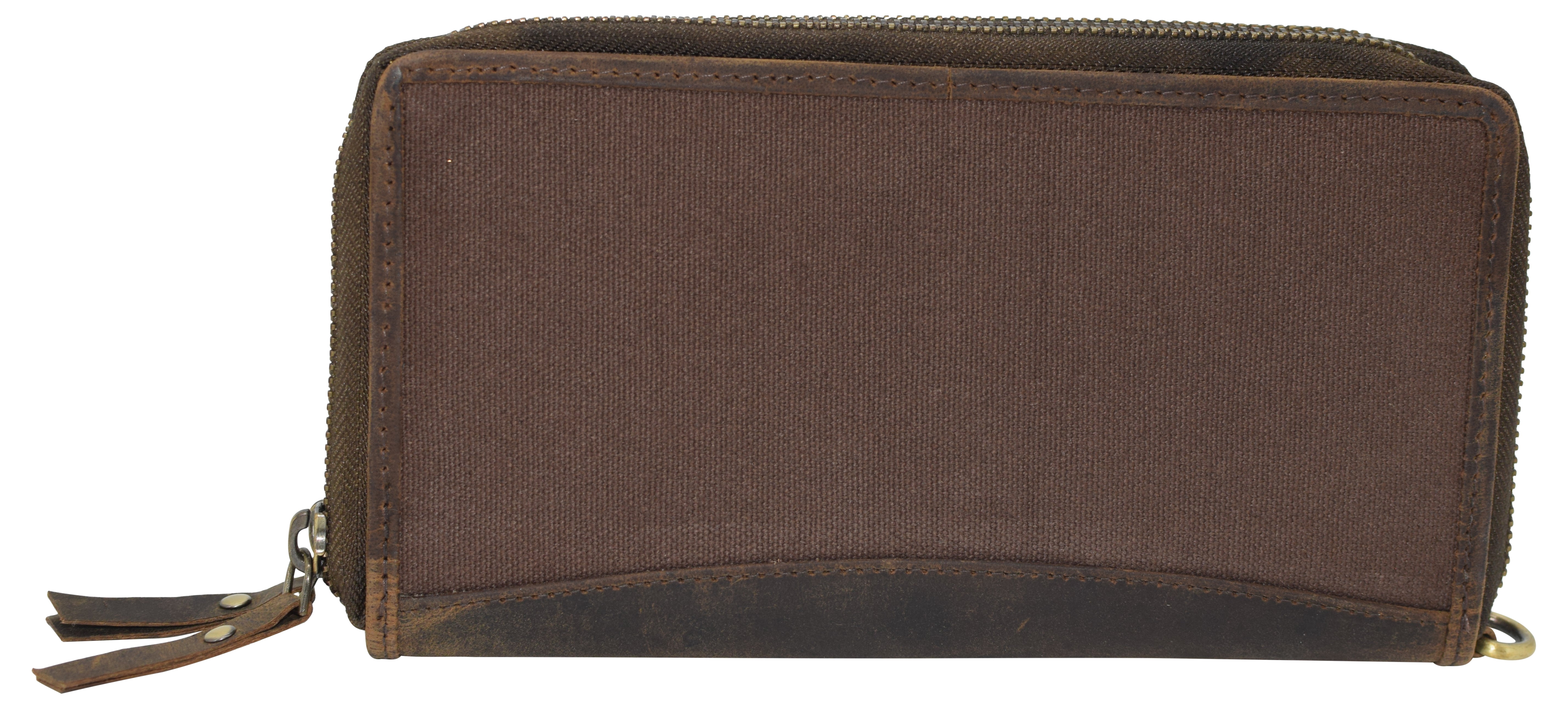 CAZORO Women's RFID Genuine Leather Travel Passport Wristlet Wallet ...