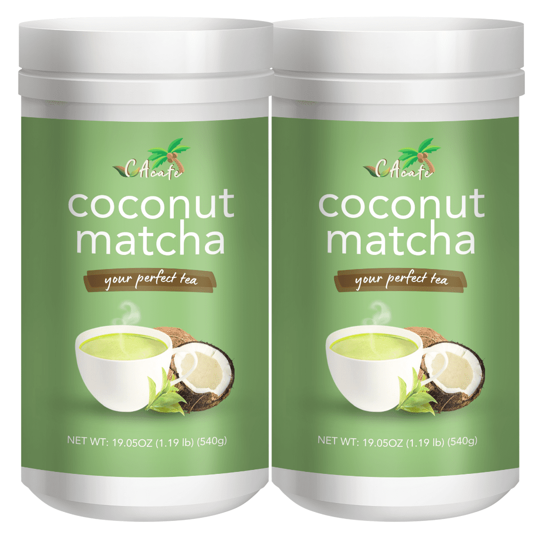 CAcafe Coconut Matcha, Japanese Matcha Powder Infused with Coconut 19 ...