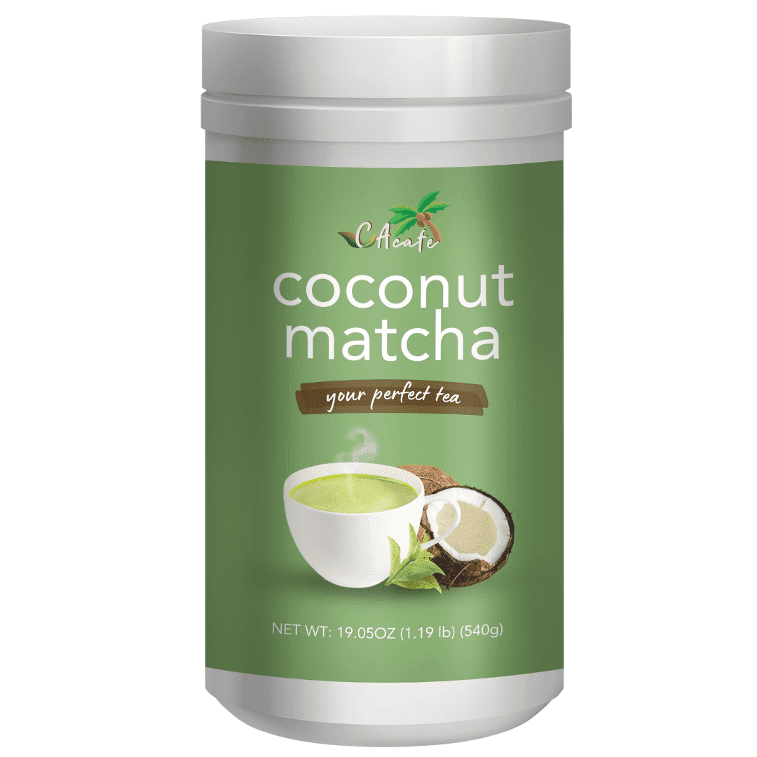 CAcafe Coconut Matcha, Japanese Matcha Powder Infused with Coconut 19 ...
