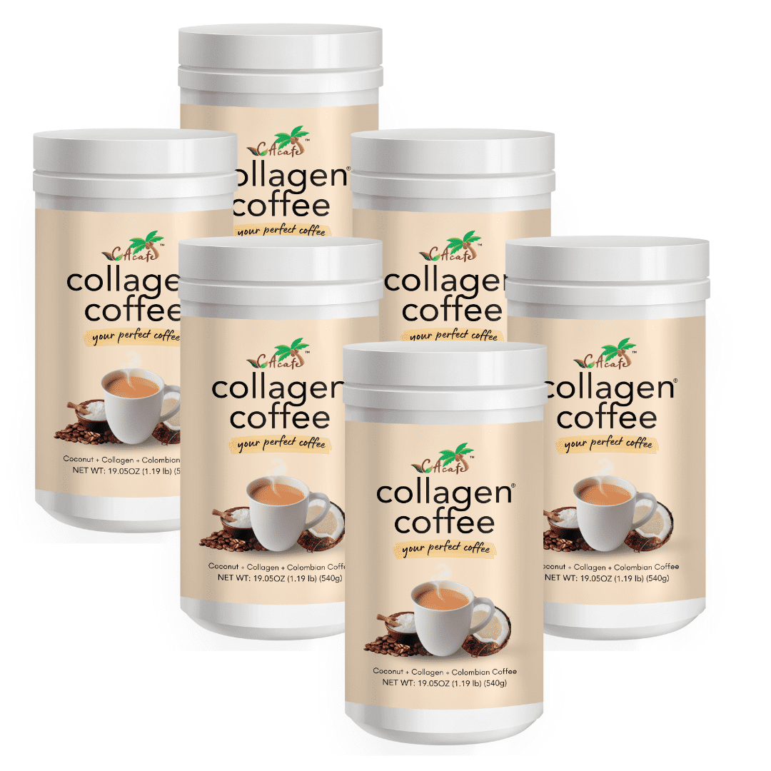 CAcafe Collagen Coffee, Medium Roast, Colombian Blend with Anti-Aging ...