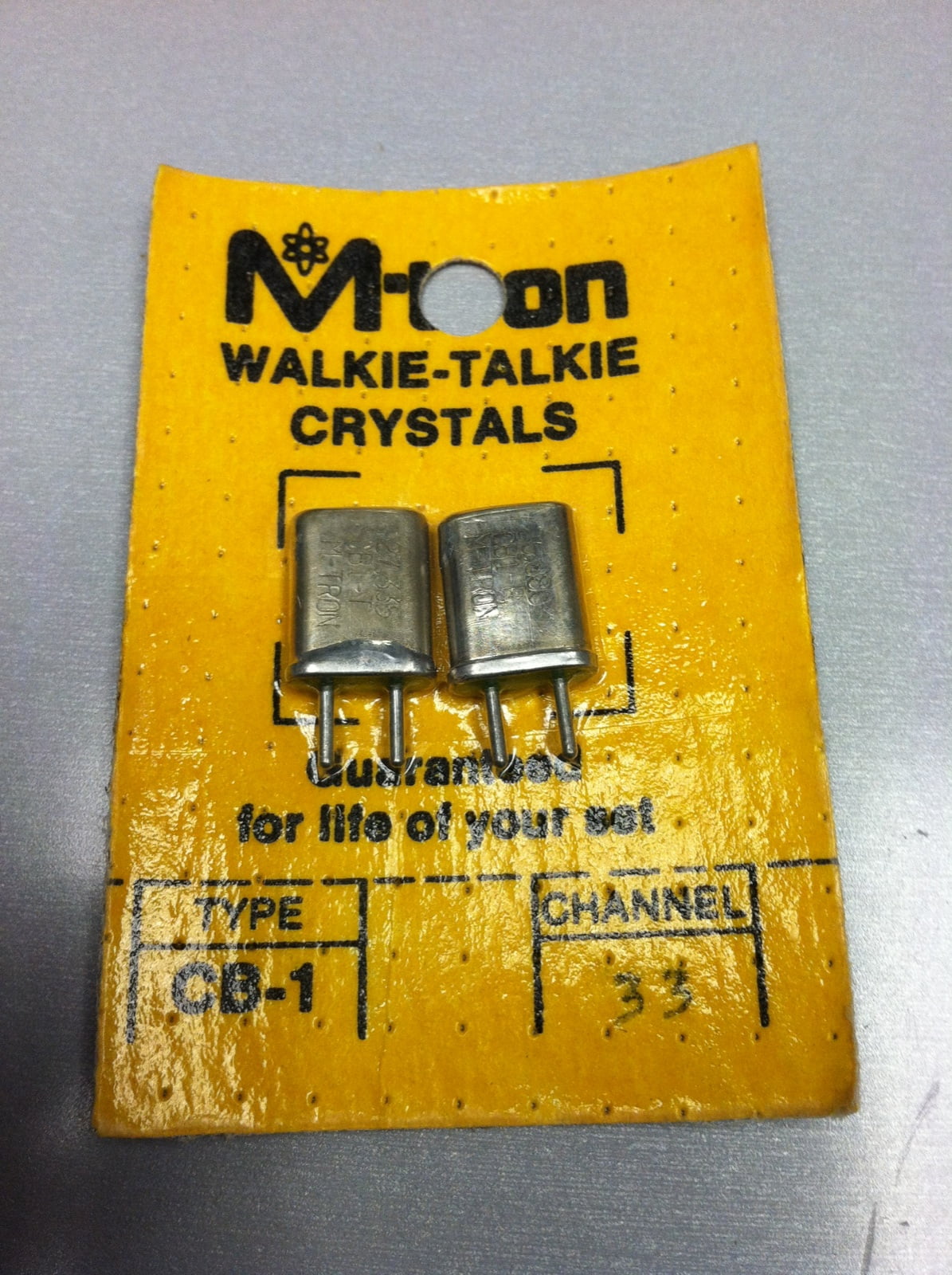 CB CH33 channel 33 replacement receive & transmit crystals for a ...