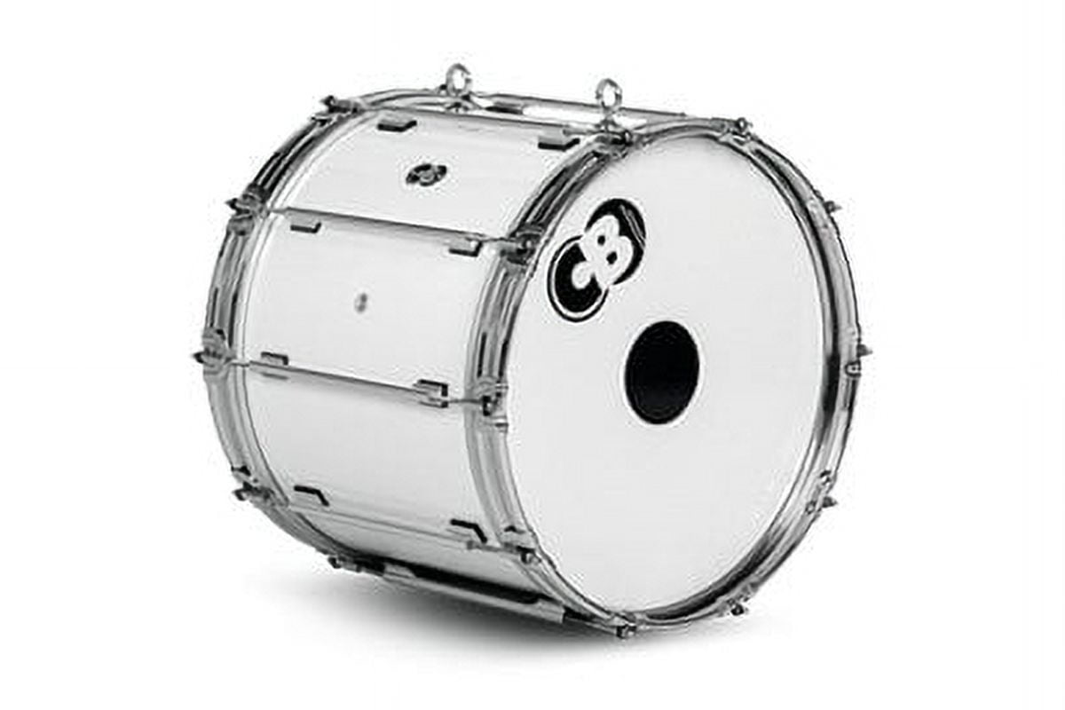 CB Drums Tournament Series 18 Marching Bass Drum w/ Strap & Mallet ...