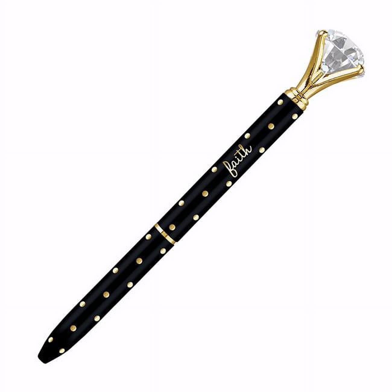 CB Gift 137037 Metallic Gold Dot Gem Faith Pen Black & Gold DotPack of ...