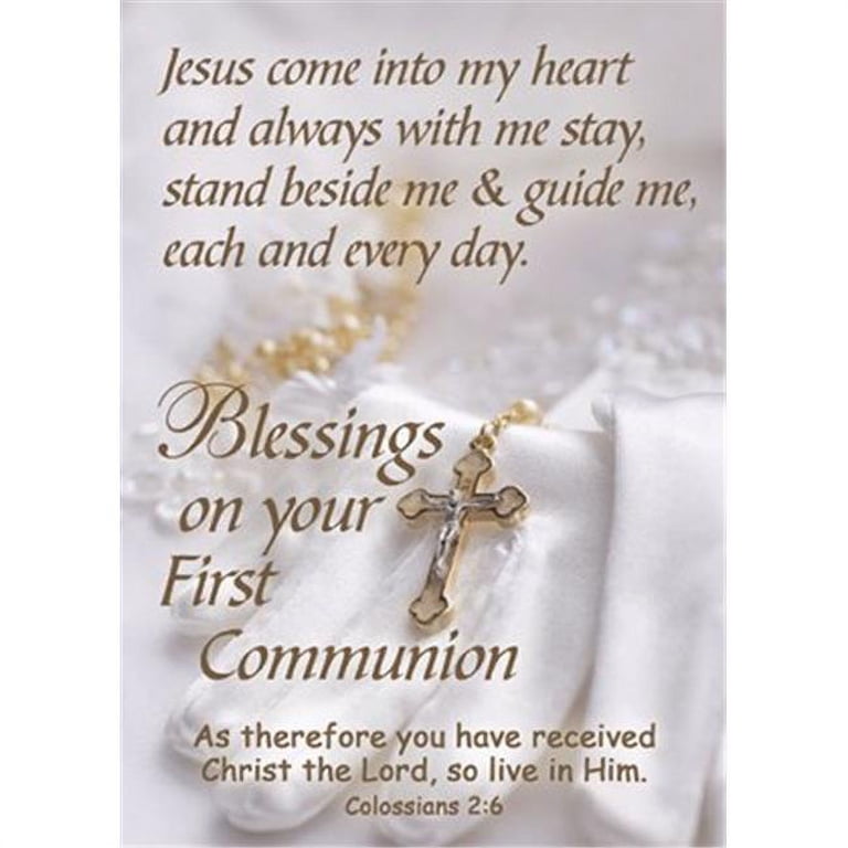 First Communion Blessing Sayings