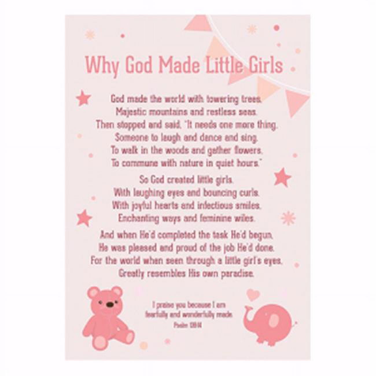 CB Gift 163865 13.5 x 19 in. Large Poster - Why God Made Little ...