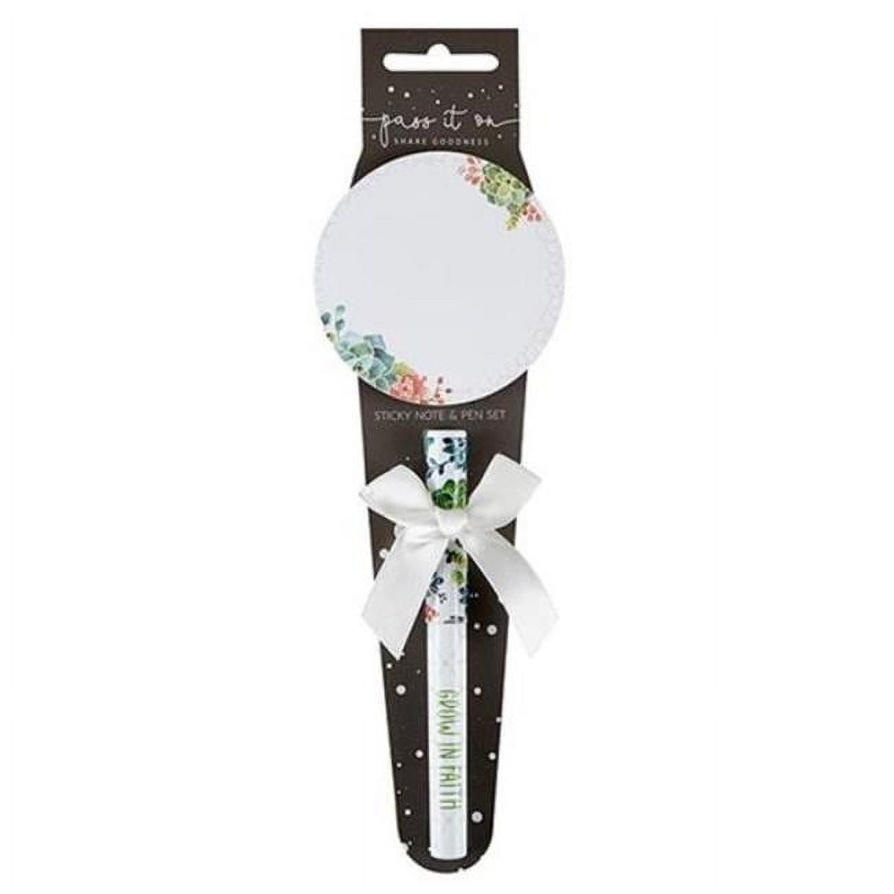 CB Gift 212547 9.75 in. Grow in Faith Pen with Sticky Notepad Set ...