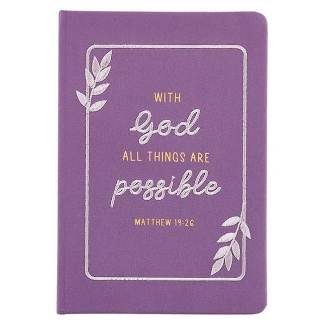 CB Gift 330362 5.75 x 8.375 in. All Things Are Possible Embroidered ...