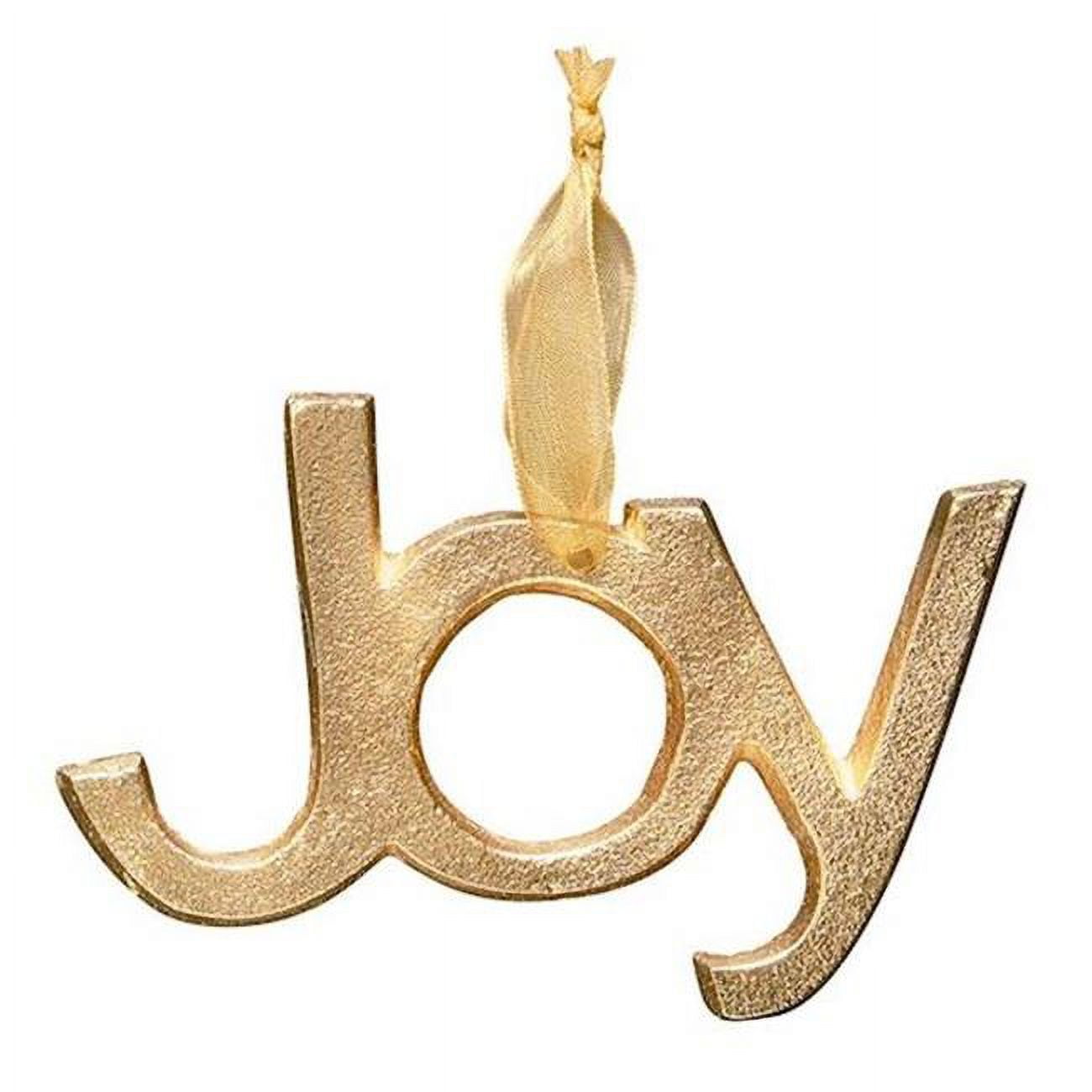 CB Gift 330373 2 x 4.6 in. Gold Joy Ornament - Walmart.com
