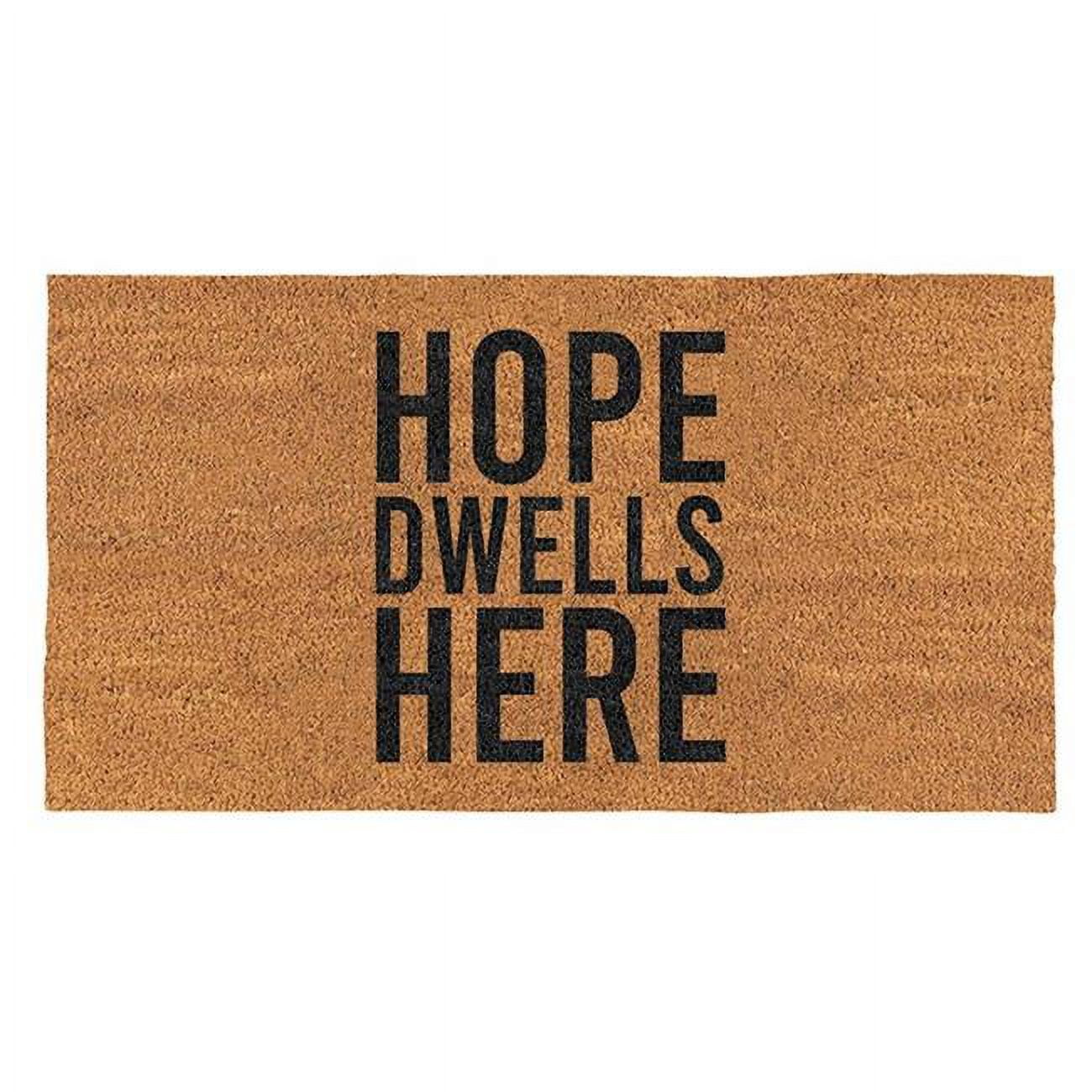 CB Gift 33855X 30 x 16 in. Hope Dwells Here Coir Doormat - Walmart.com