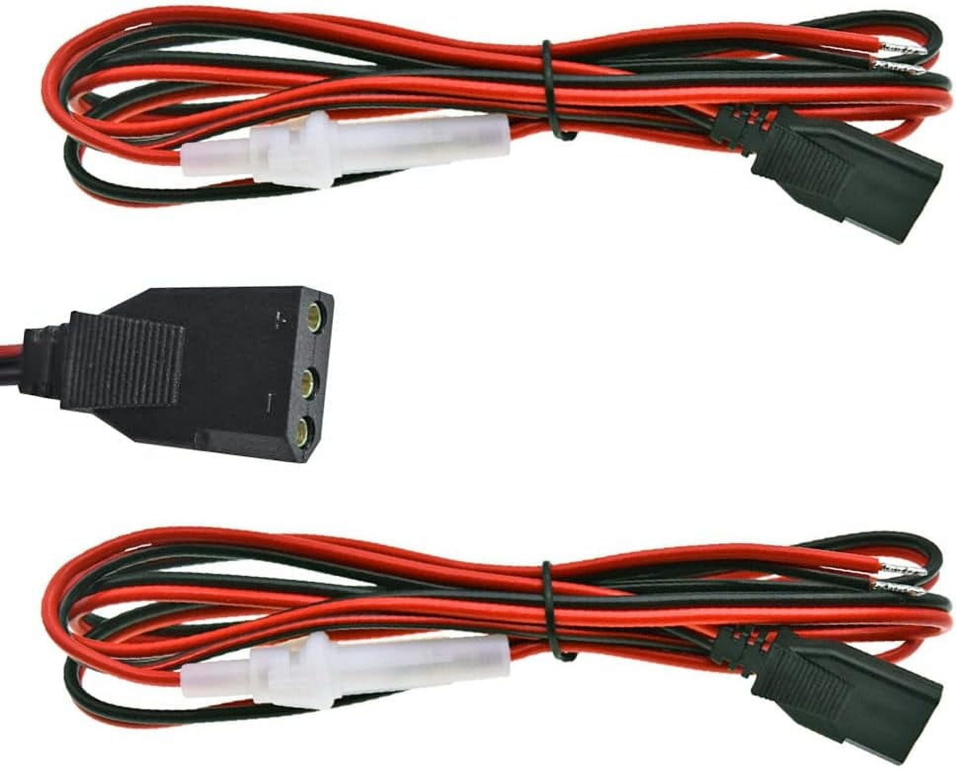 CB Radio Power Cord 3 Pin 2-Wire CB Power Cord with 15A Fused ...