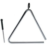 Yirtree 4 Inch Musical Steel Triangle Percussion Instrument With ...