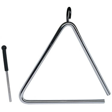 Yirtree 4 Inch Musical Steel Triangle Percussion Instrument With ...