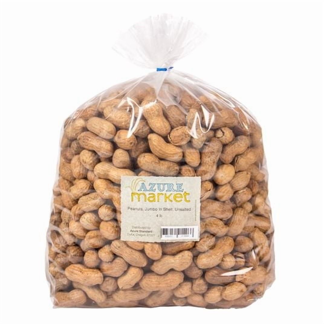 CB's Nuts Dry Roast Large Whole Jumbo Unsalted In-Shell Peanuts, Bulk 4 ...