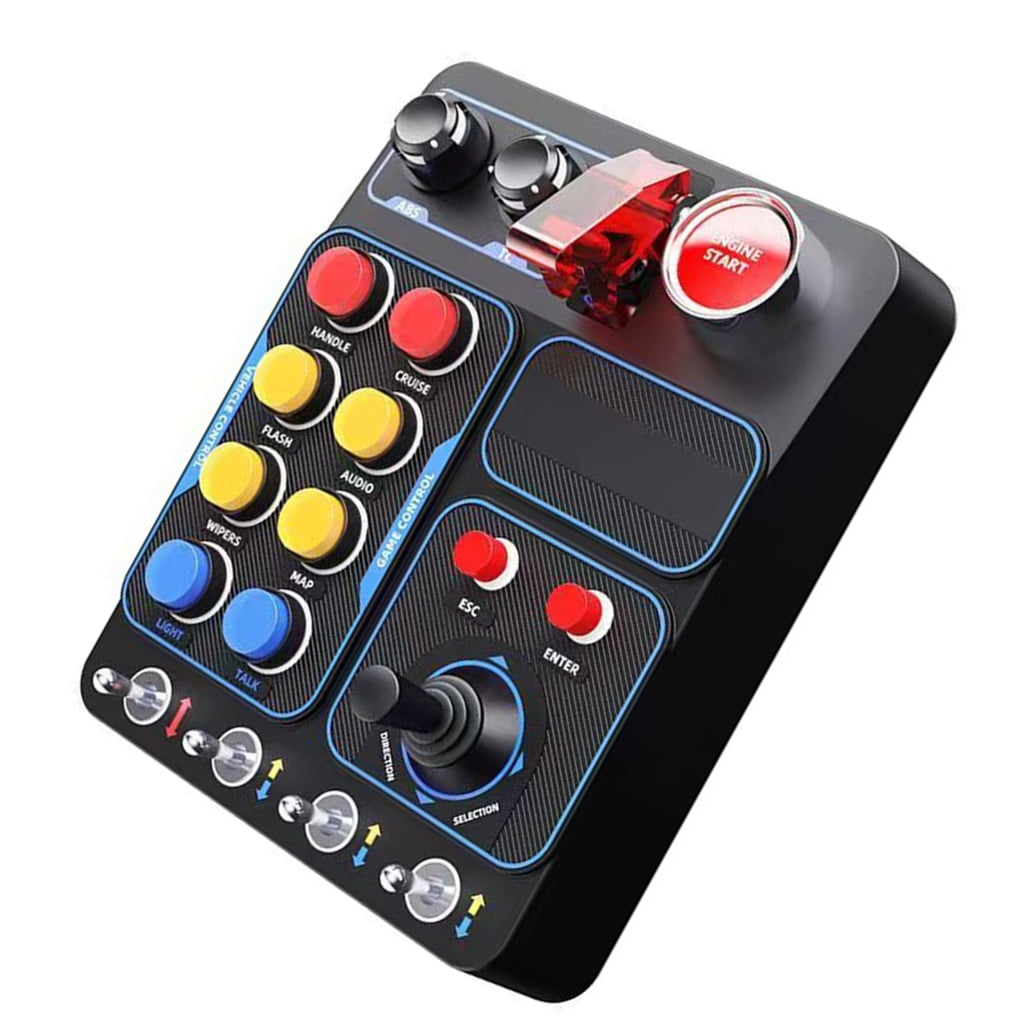 CB1 Programmable Button Controller Racing Emulator Cental Control Box Realistic Racing ...