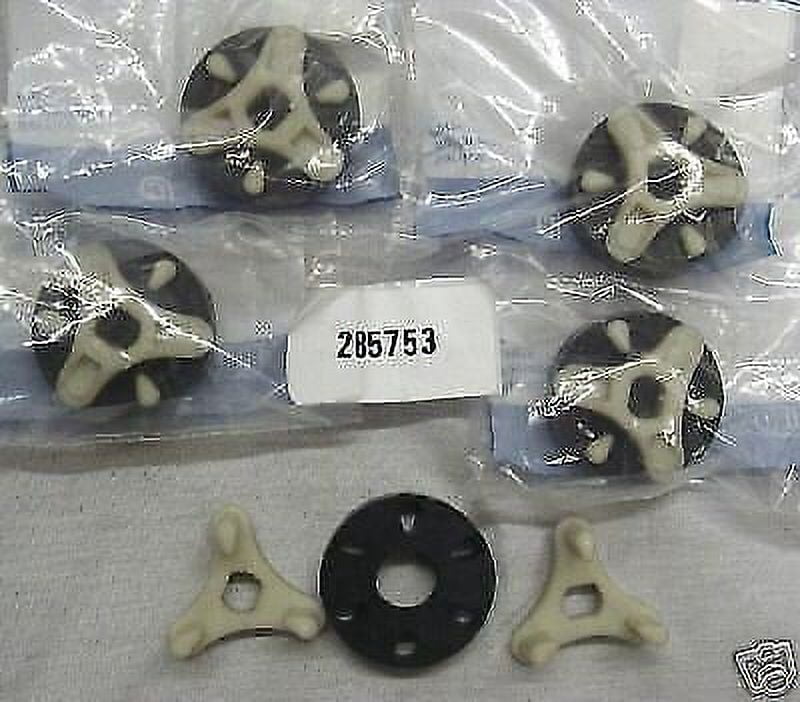 CB7 5 PAK of 285753 Washer Drive Couplings Couplers for Whirlpool ...