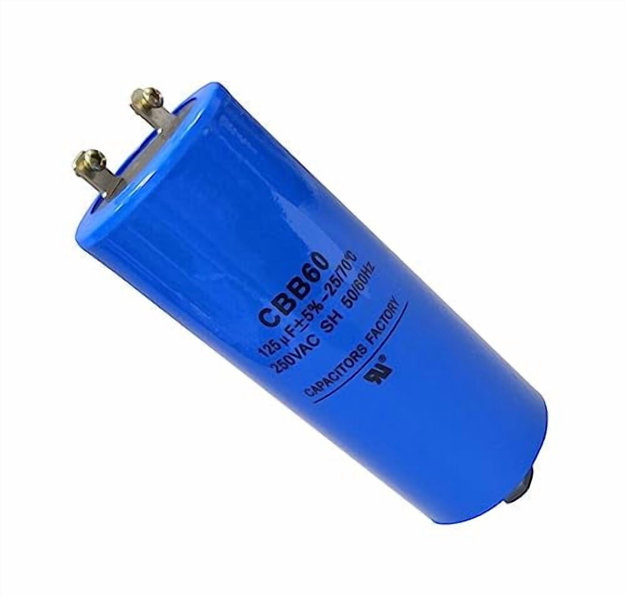CBB60 250VAC 125uF Run Capacitor 125MFD 250V AC 125 uF MFD Blue ...