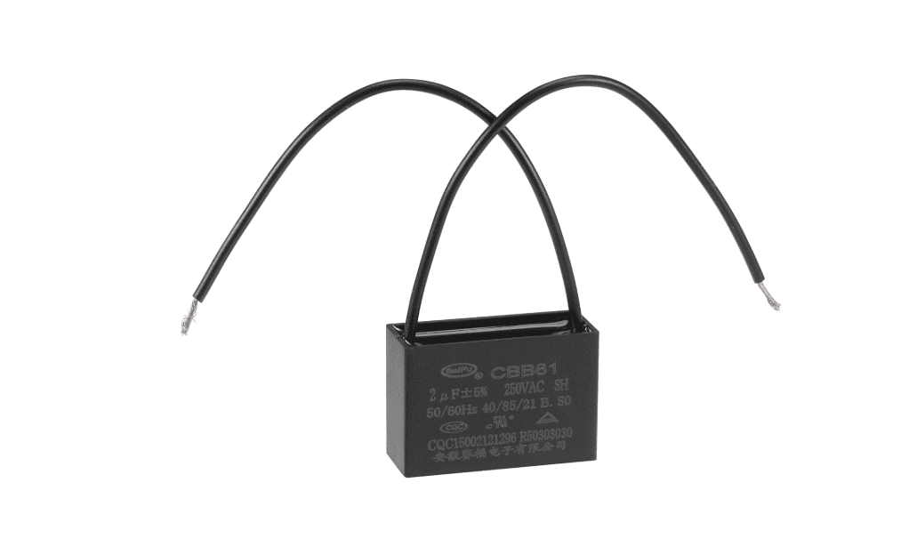 CBB61 2uF 250VAC 2Wire Capacitor for Ceiling Fan Capacitor - Walmart.com