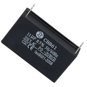CBB61- 12 UF- 250VAC AC MOTOR RUN CAPACITOR WITH TERMINAL (one piece ...