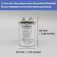 CBB65 6uF 6MFD Motor Run Capacitor Start Capacitor for Air Conditioner ...