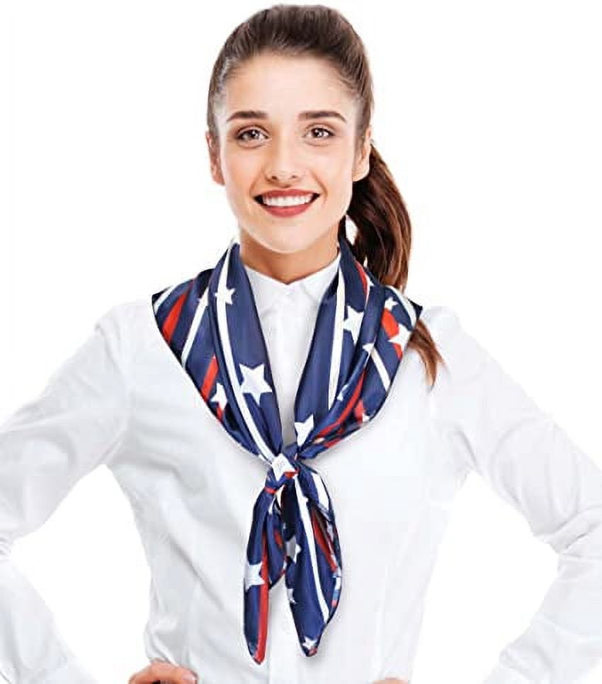 CBC Crown USA Flag Themed Square Scarf 35" x 35" - Walmart.com