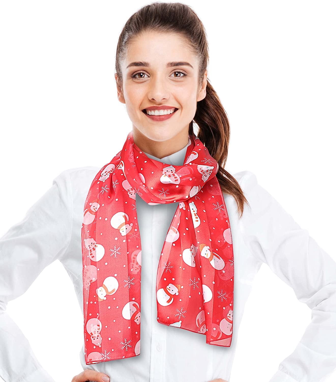 CBC Crown Women's Lightweight Bubbly Snowman Printed Christmas Themed ...