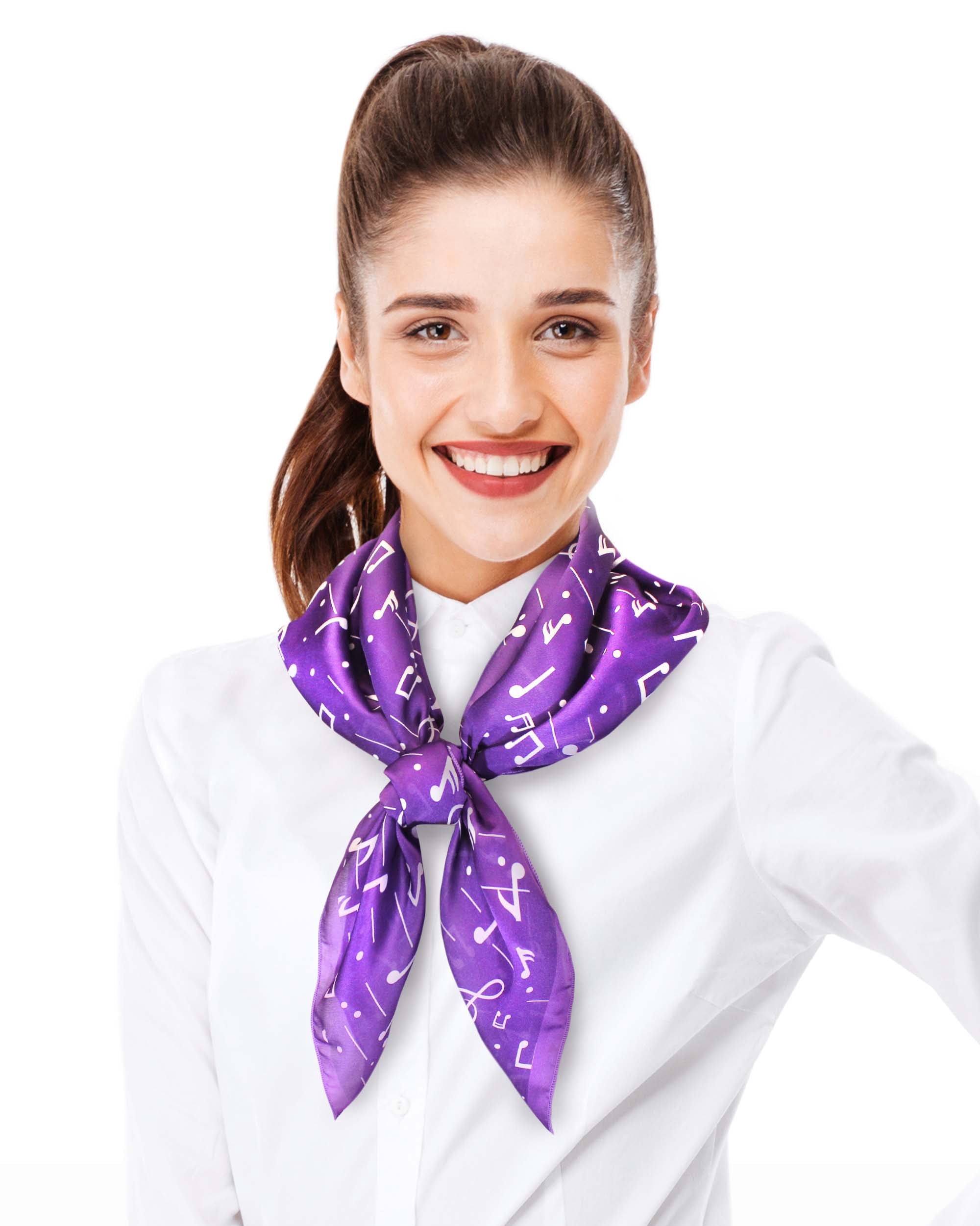 CBC Crown Women's Music Notes Lightweight Soft 35" x 35", 35" x 70" or ...