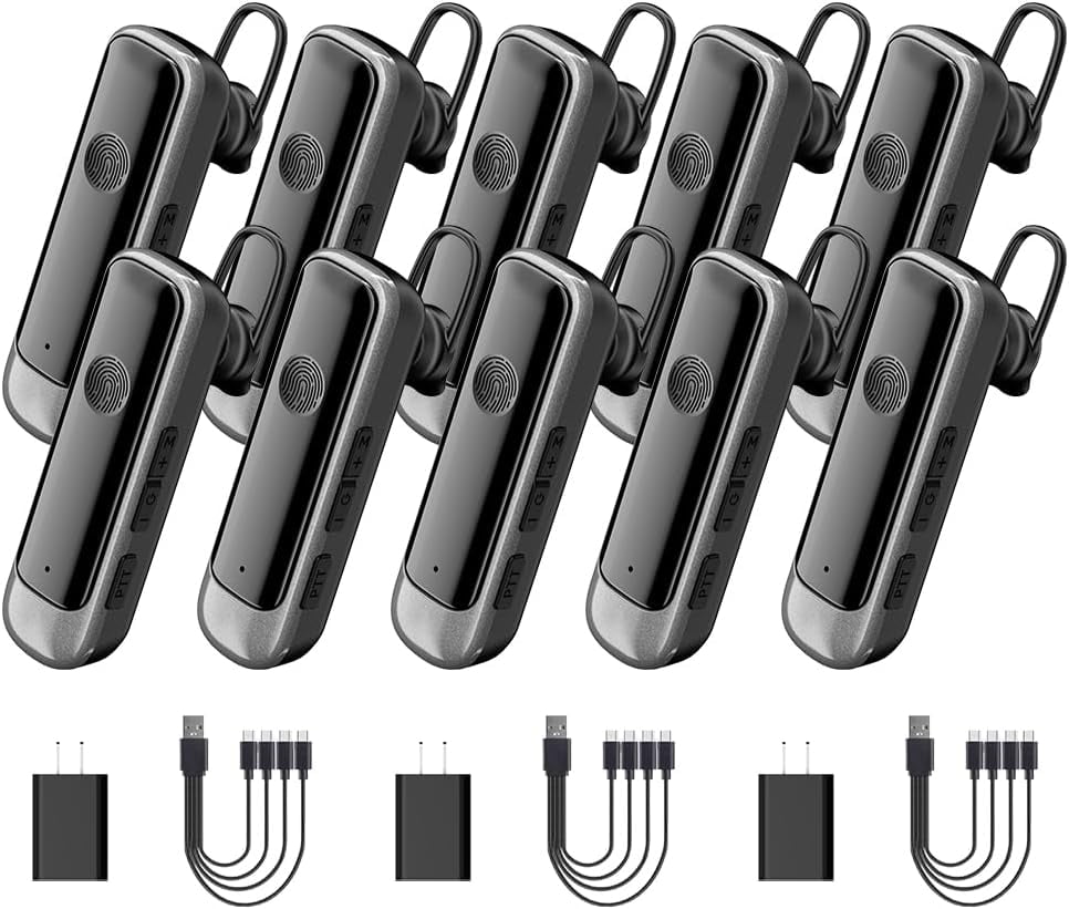 CBCBTWO N3S MAX Earhook Walkie talkies,Ultra small,Mini 2 Way Radios ...