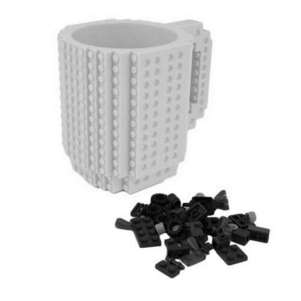CBD DIY Building Block Cup Lego Puzzle Mug Coffee Cup White - Walmart.com