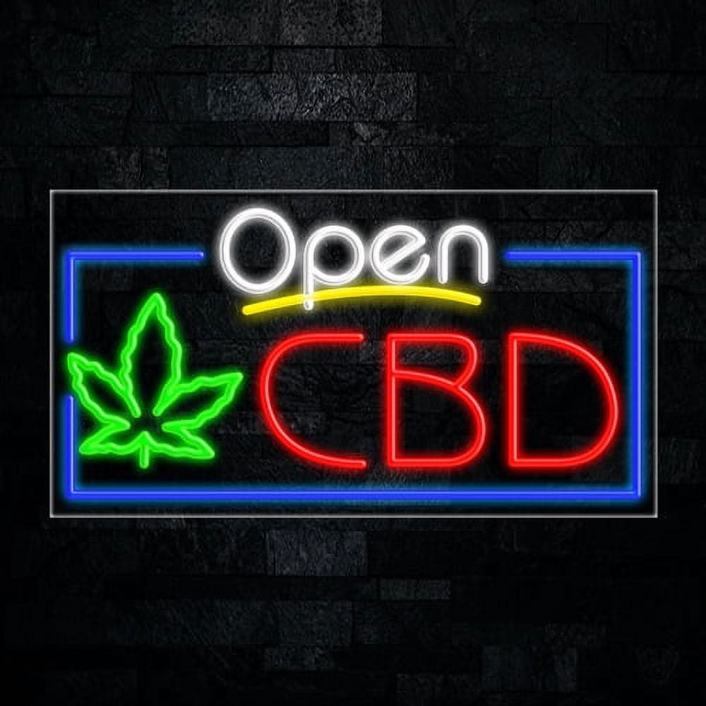 CBD-LED Neon Sign 33"L x 18"H #35654 - Walmart.com