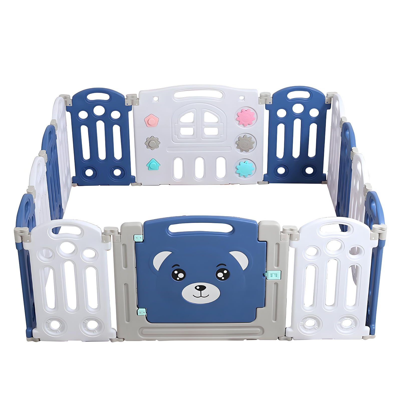 CBEHTWI Baby Playpen, Foldable Baby Playpen, 22 Sq. Ft of Play Pen ...